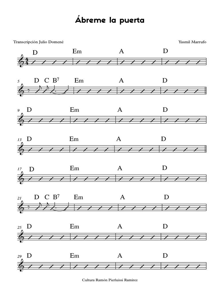 Abranme La Puerta | PDF