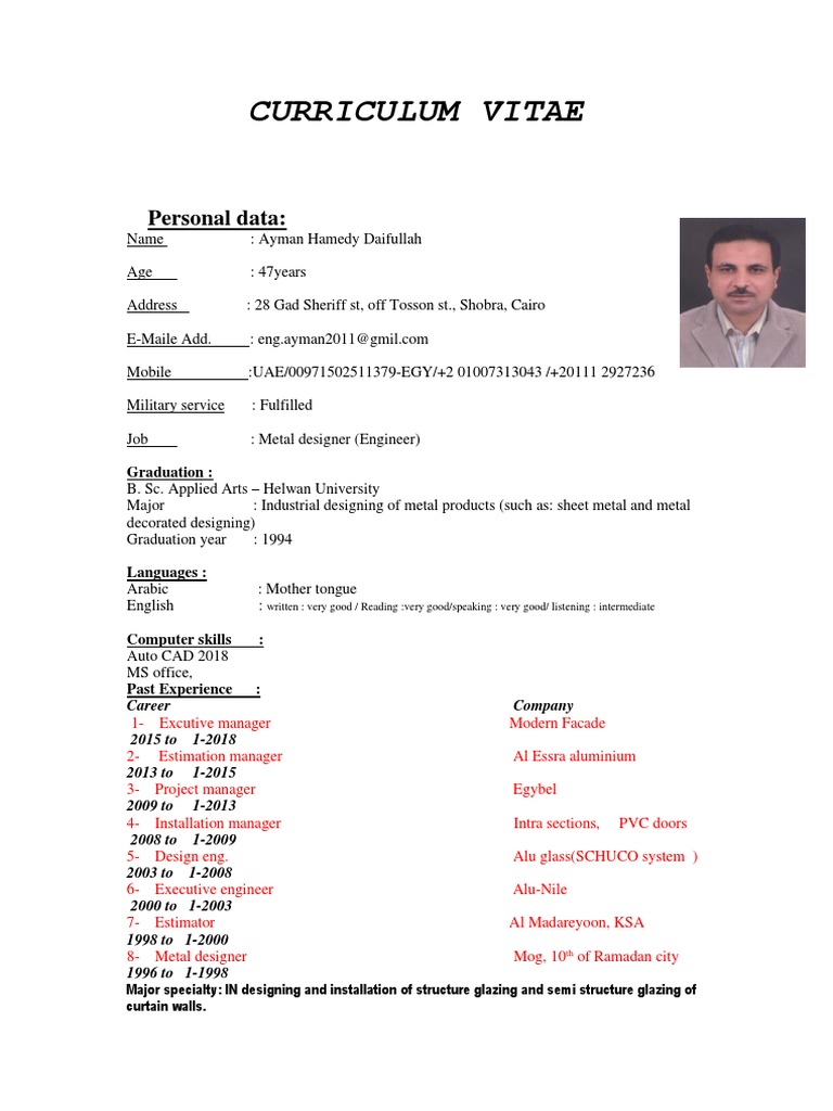 CV Responsable | PDF | Economic Sectors | Business