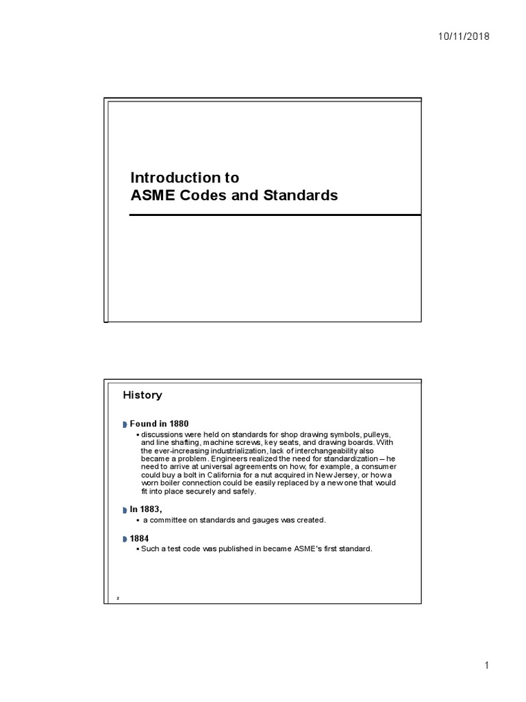 3 Introduction To ASME Code | PDF | Standardization | Economic Sectors
