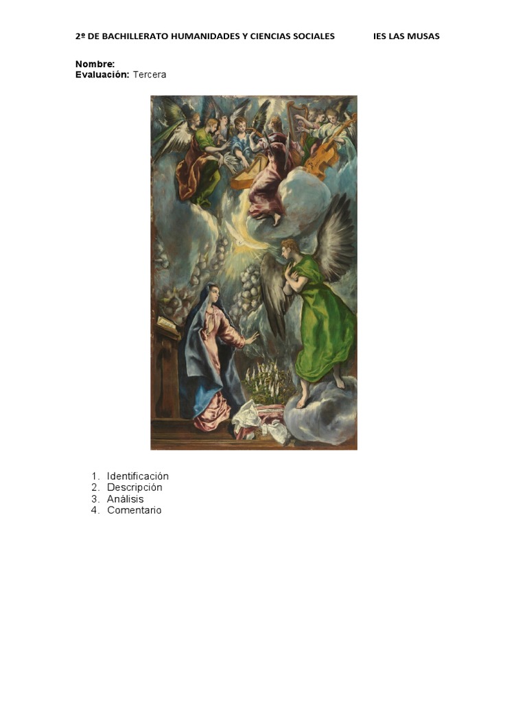 Trabajo El Greco | PDF | Pinturas