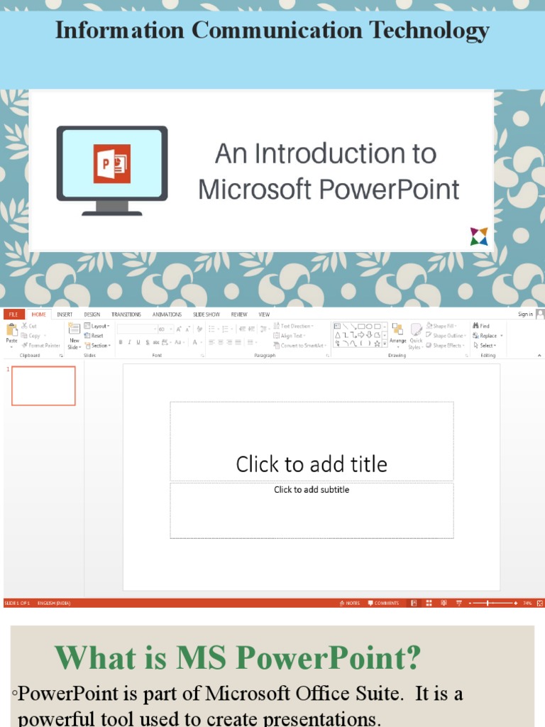 ICT What is MS PowerPoint and How is it Used | PDF