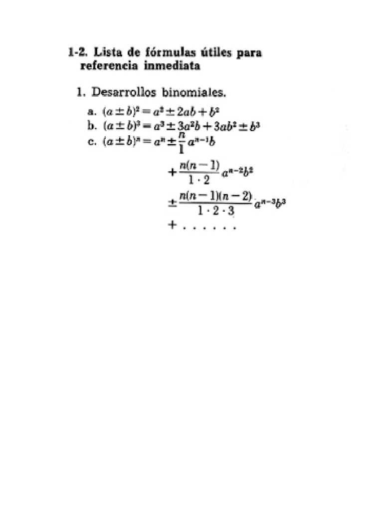 Formula de Matematica | PDF