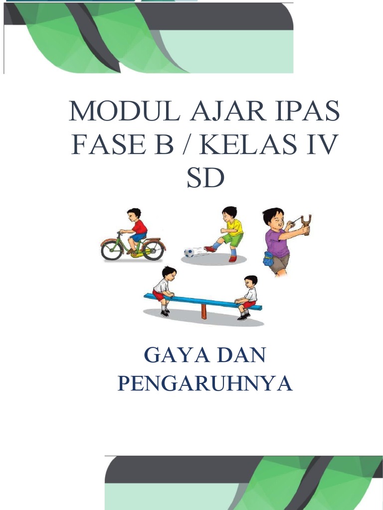Modul Ipas Materi Gaya | PDF