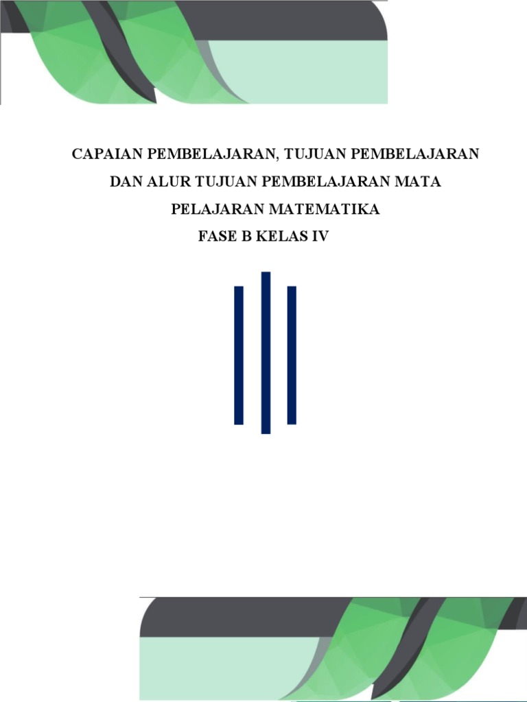 ATP Matematika Kelas IV | PDF