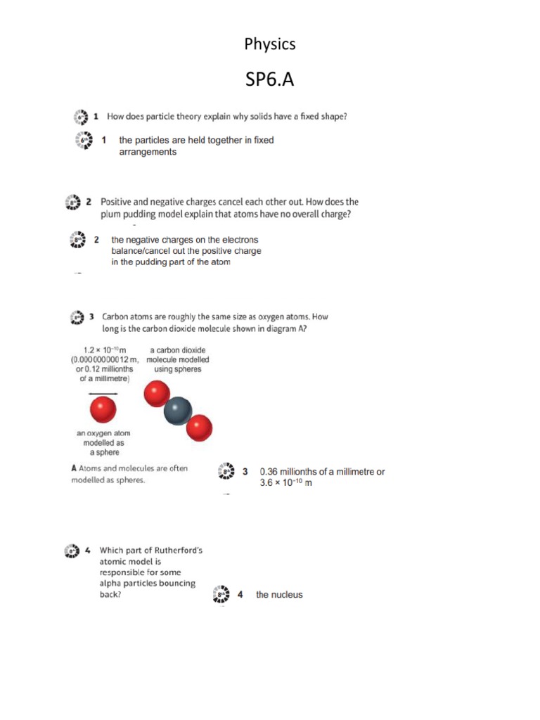 Nuclear Physics Questions | PDF | Radioactive Decay | Atomic Nucleus