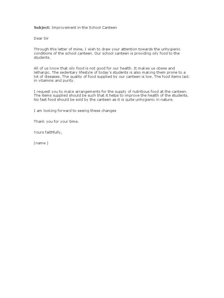 School Canteen | PDF