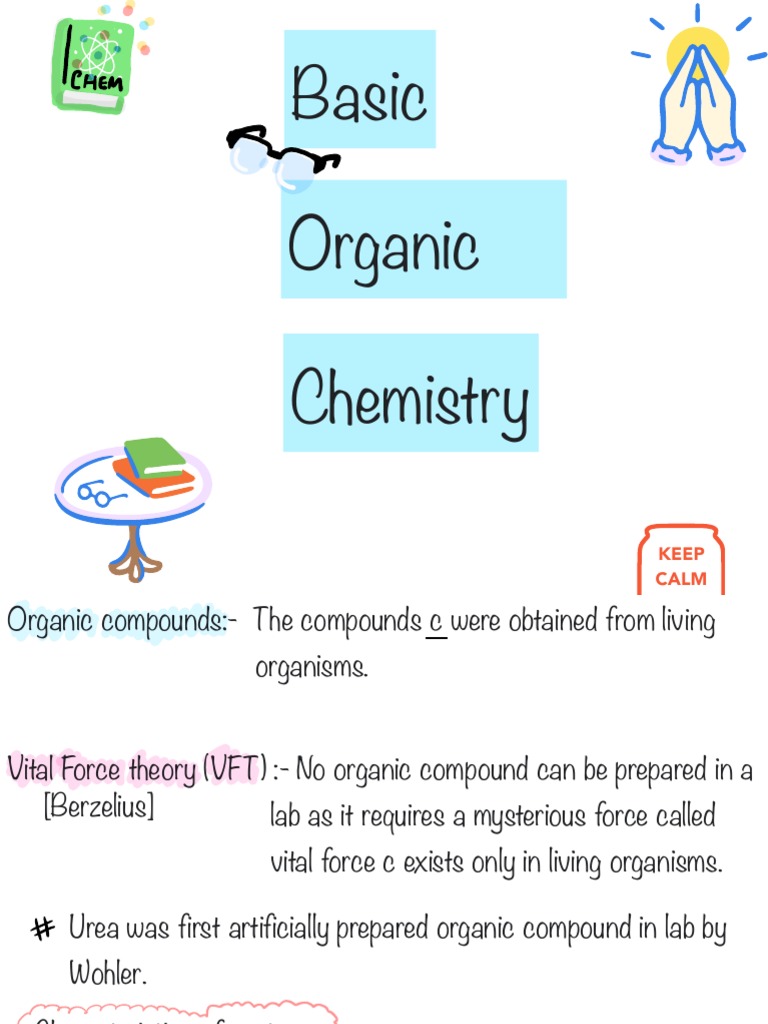 Basic Organic Chemistry-Merged | PDF | Chemical Bond | Covalent Bond