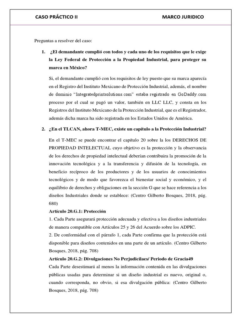Caso Ii | PDF | Marca comercial | Propiedad intelectual