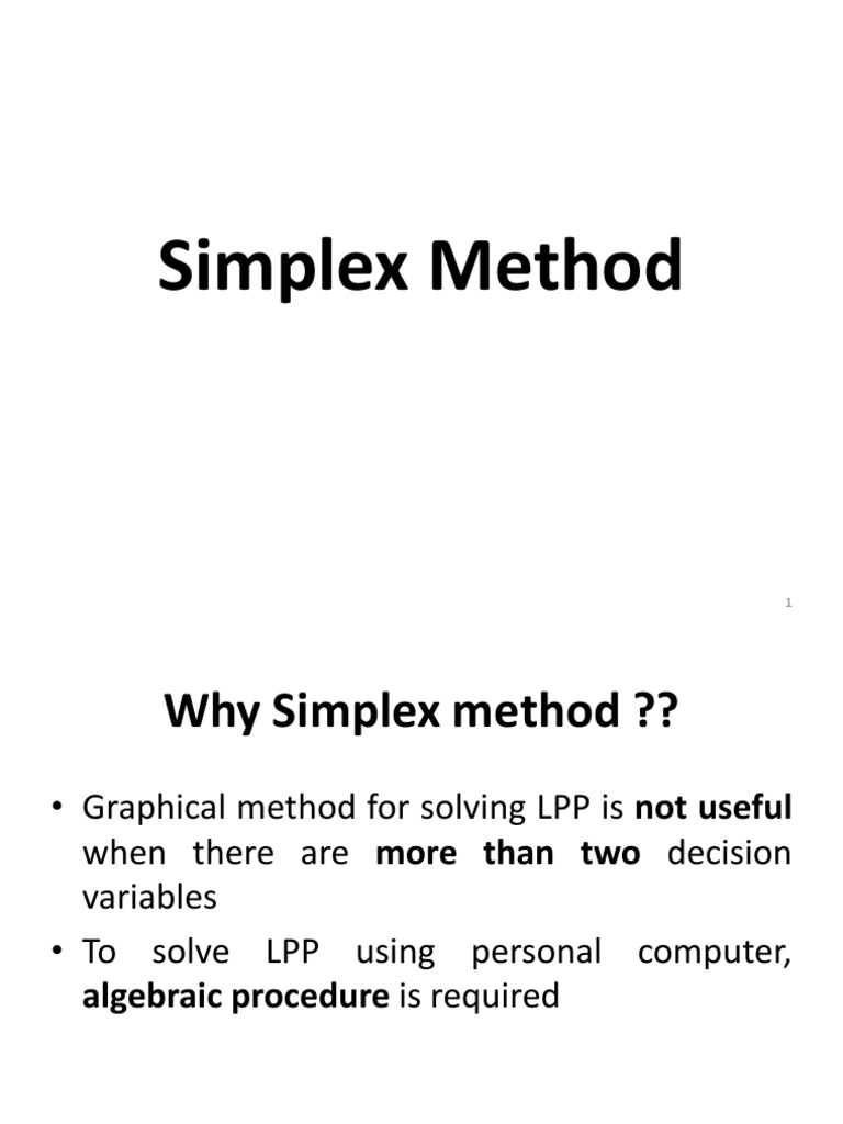 Maximizing Profits with the Simplex Method: A Step-by-Step Explanation | PDF | Mathematical ...