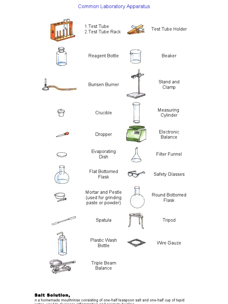 Common Laboratory Apparatus | Download Free PDF | Chlorophyll | Soil