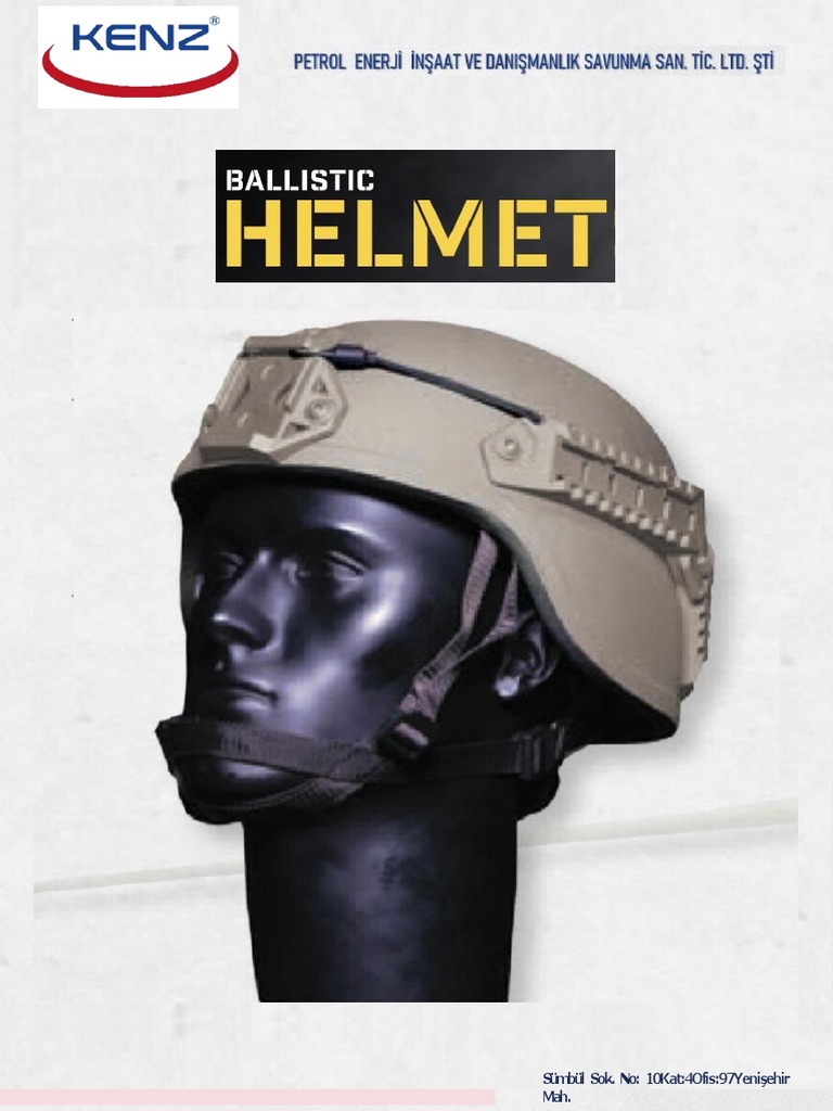 Kenz Ballistic Helmets | Download Free PDF | Gun Barrel | Ballistics