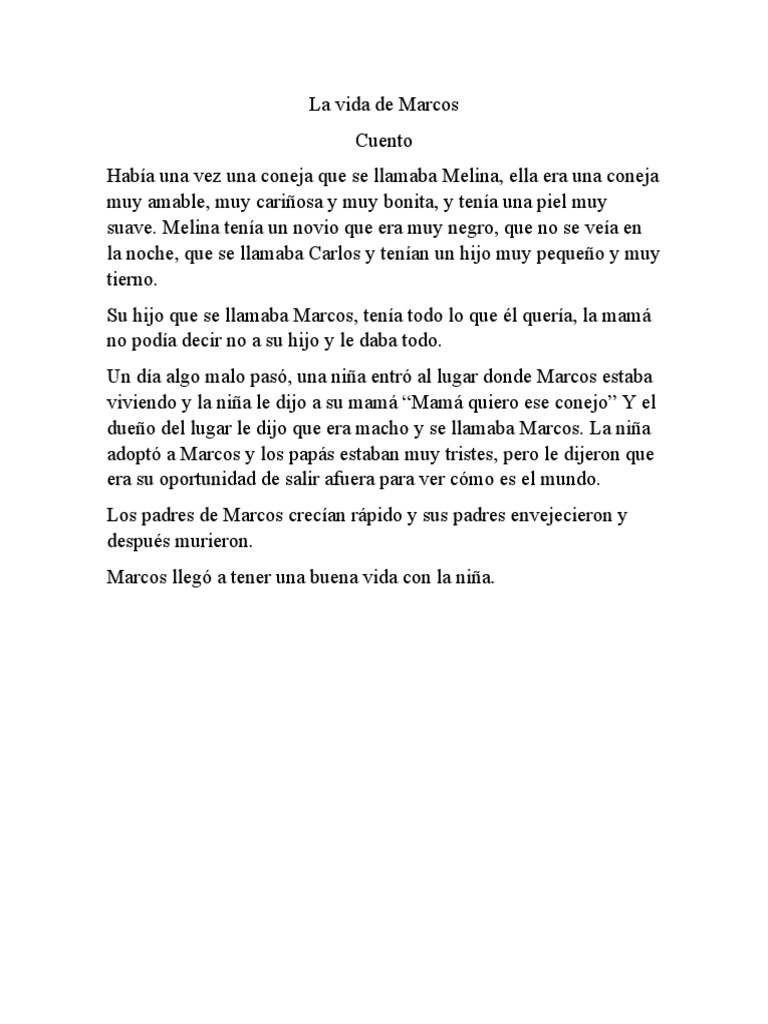 La Vida de Marcos | PDF