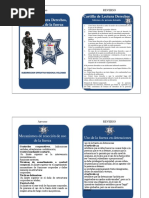 Cartilla de Derechos Del Detenido | PDF | Policía | Justicia