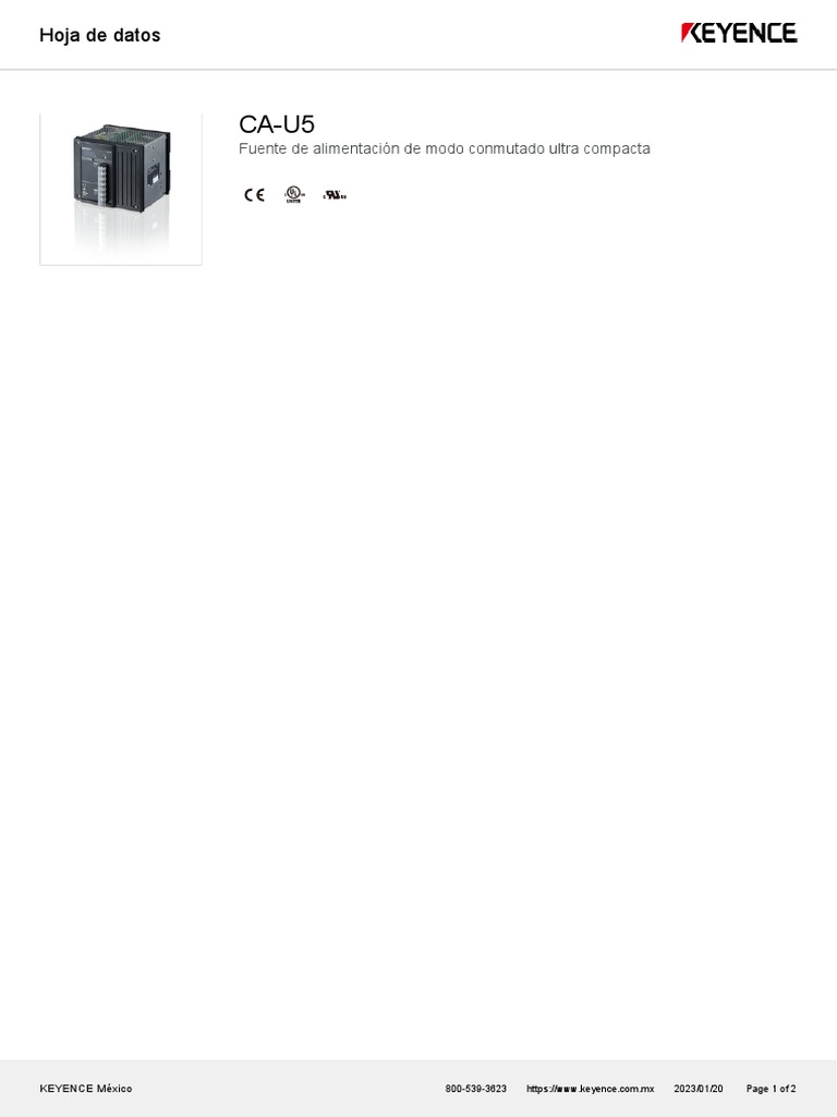 CA U5 Datasheet | PDF