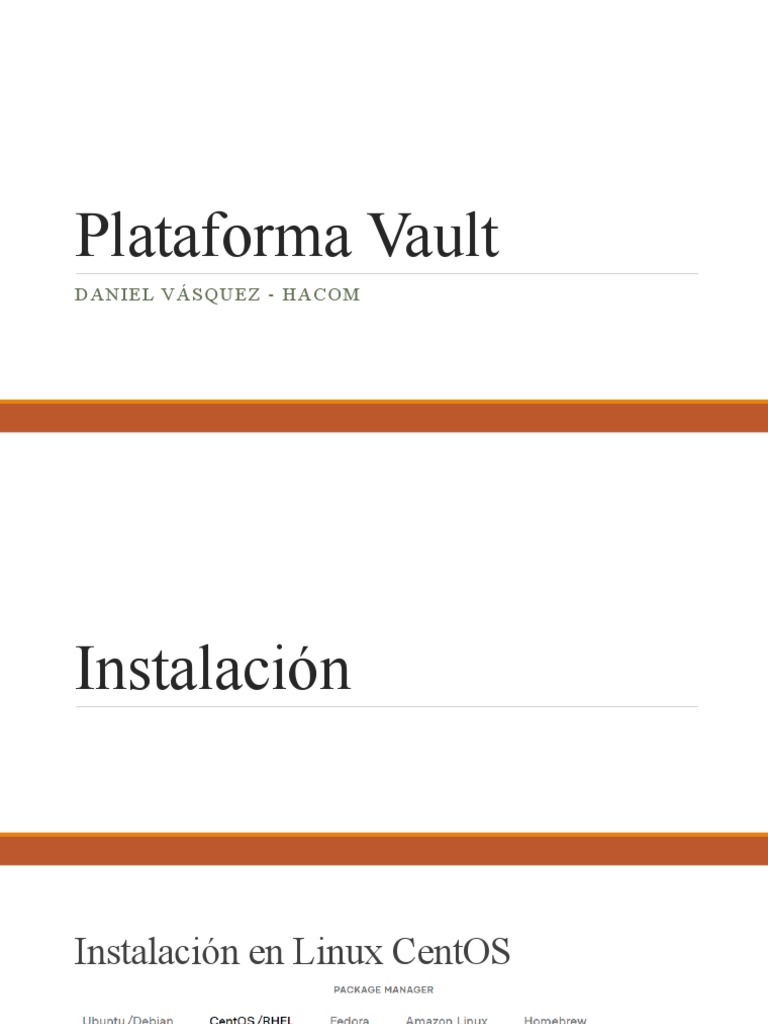 Plataforma Vault | PDF