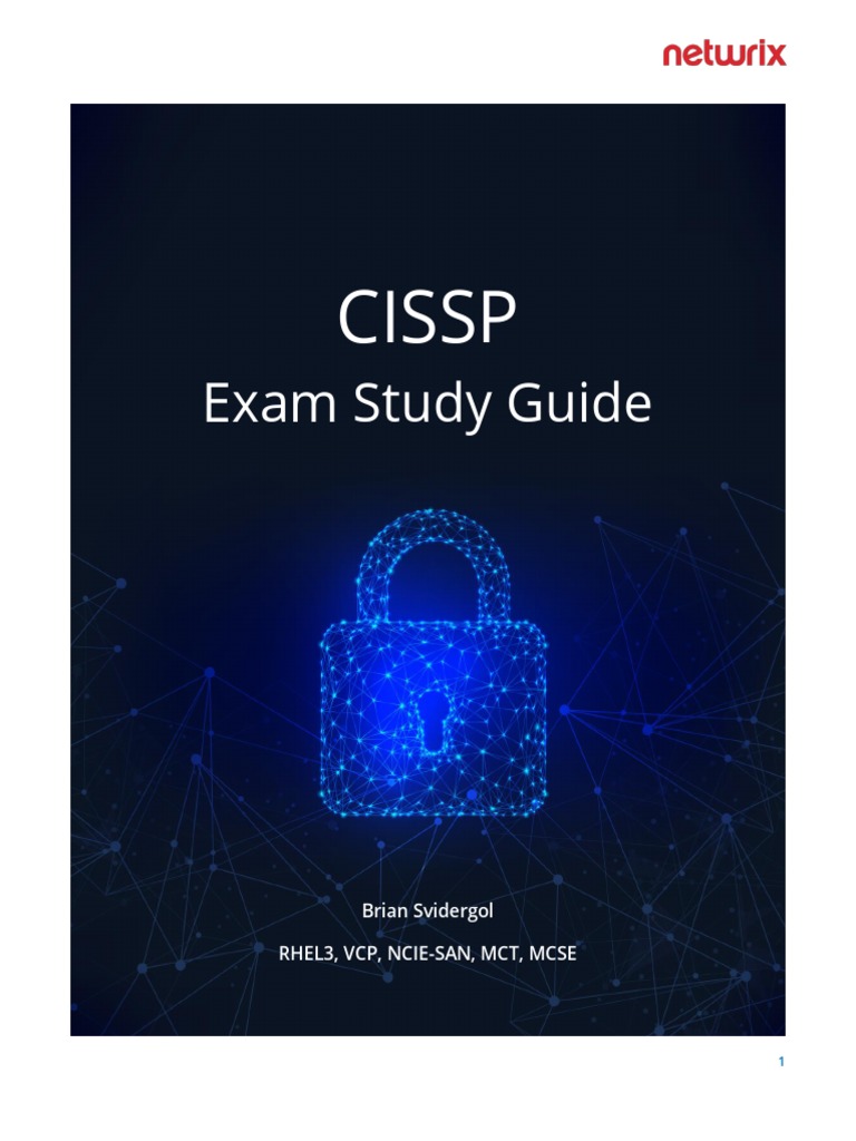 CISSP Study Guide | PDF | La seguridad informática | Seguridad