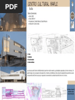 Programa Arquitectonico de Un Centro Cultural | PDF | Teatro | Diseño