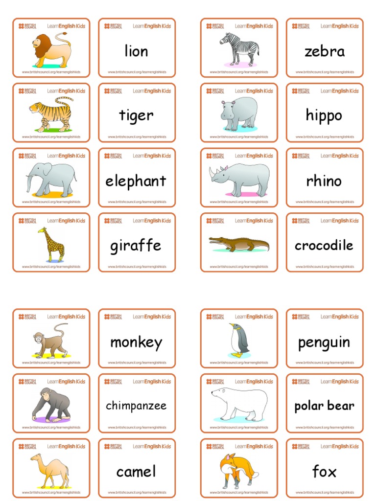 Zoo Animals | PDF