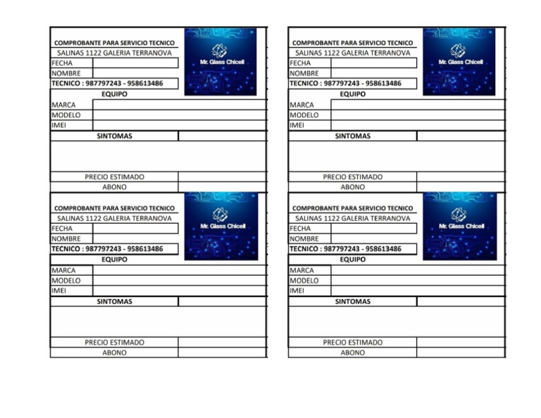 COMPROBANTE Mr. Glass Chicell - pdf111 | PDF
