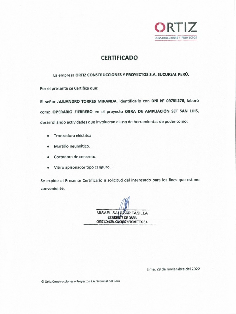 Certificados - Herramientas de Poder | PDF