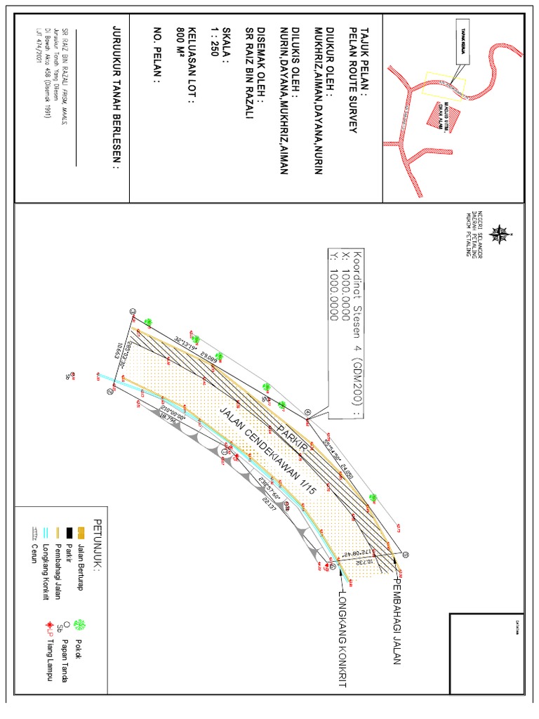 Route Survey Details & Traverse | PDF Route Survey Details & Traverse | PDF