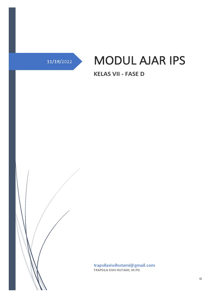 MODUL AJAR IPS Kelas 7 | PDF