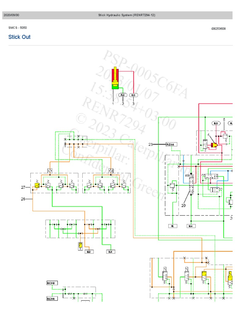 320dl Stick System | PDF | Valve | Pump
