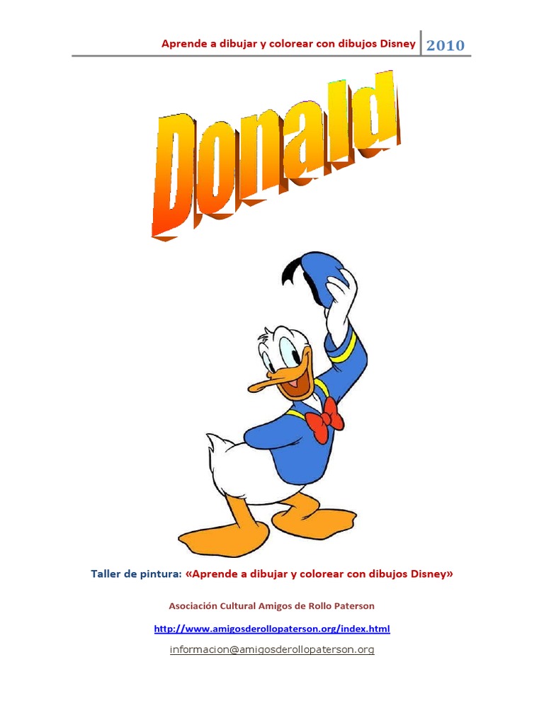 Dibuja y Colorea Donald | PDF