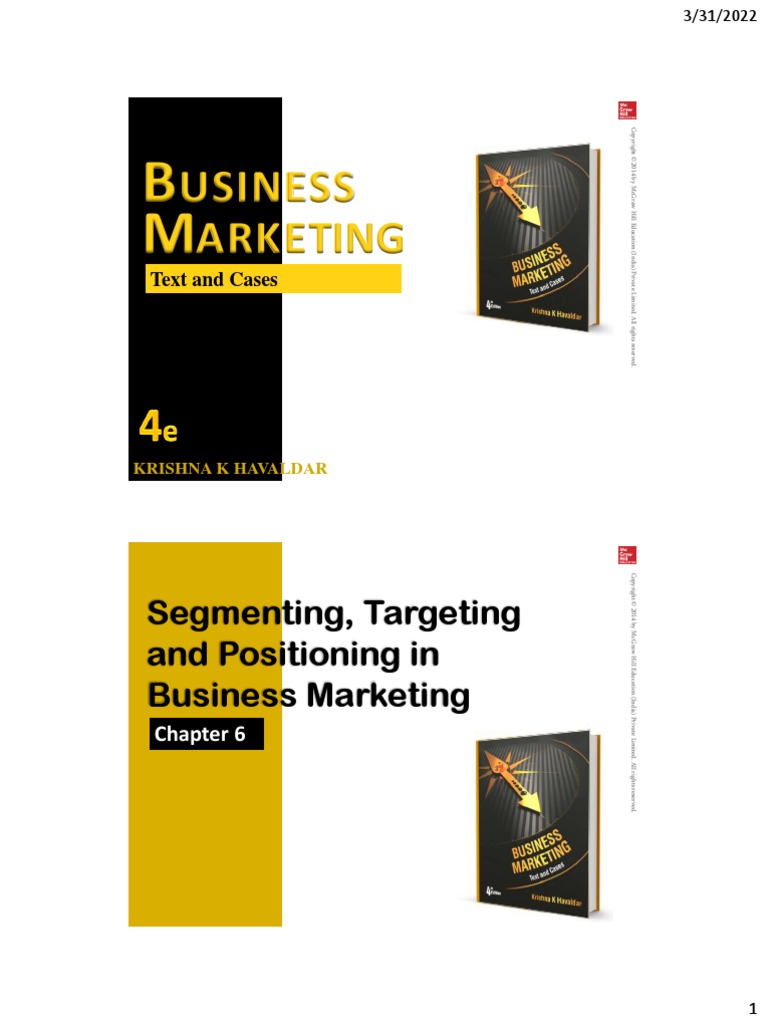 Chapter6 Fs | PDF | Market Segmentation | Marketing
