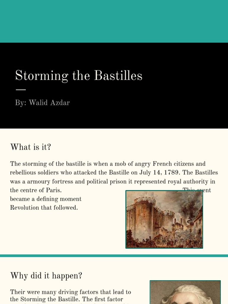 Storming The Bastille | PDF