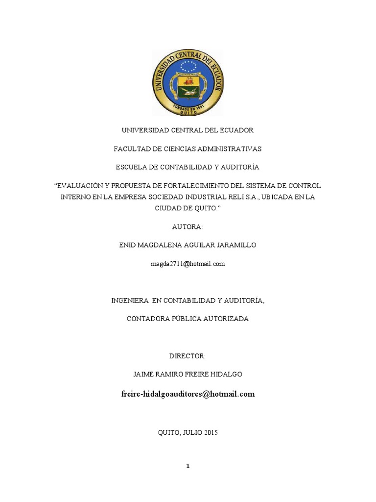 Tesis Formato Final | PDF | Business | Calidad (comercial)