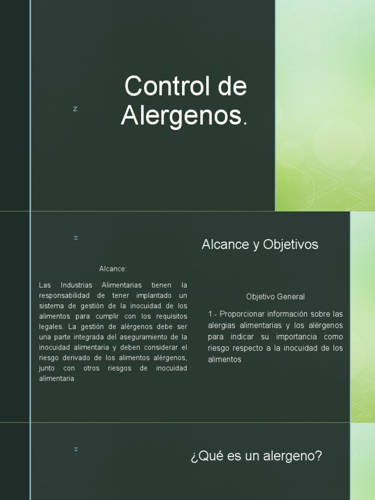 Control De Alergenos Descargar Gratis Pdf Alergia Alergia A La Comida
