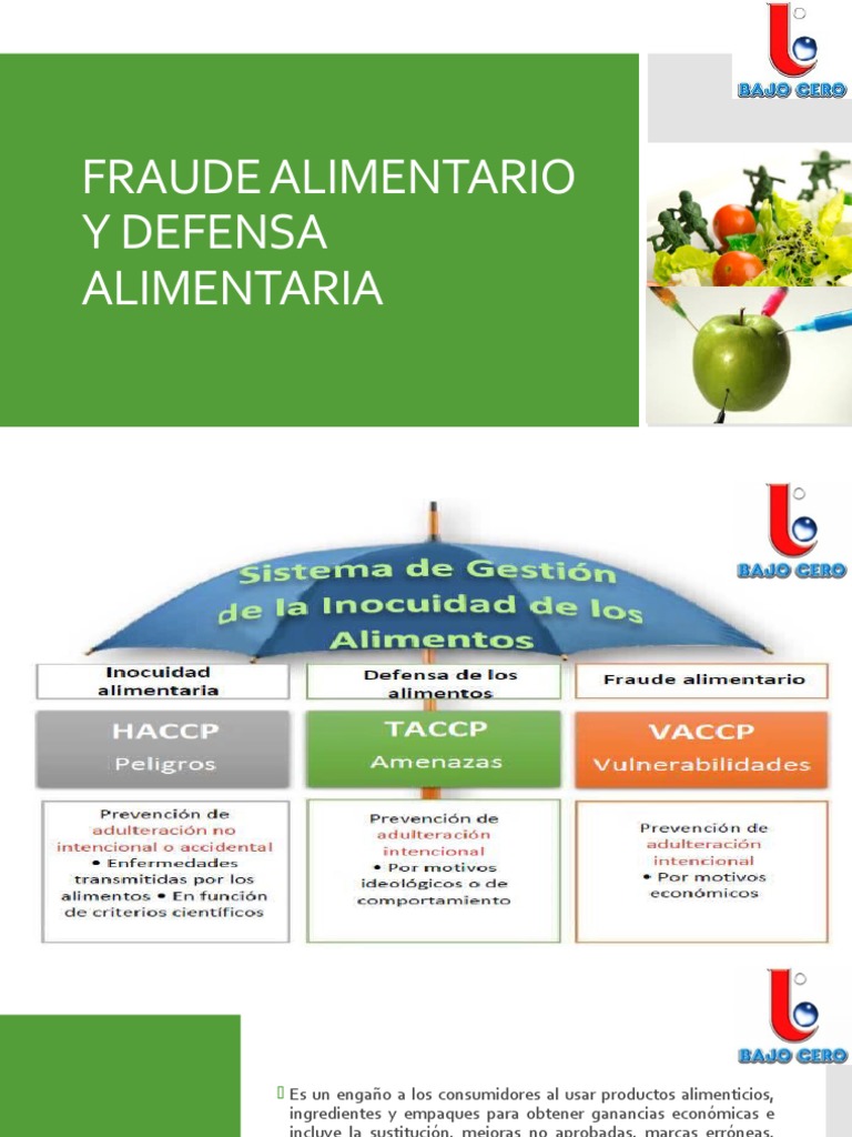 Fraude y Defensa Alimentaria: Claves Esenciales | PDF | Alimentos ...