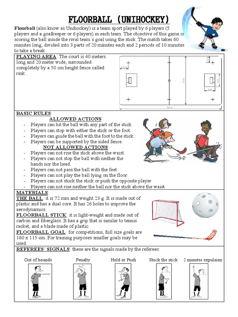 Floorball | PDF | Entertainment | Sports Equipment