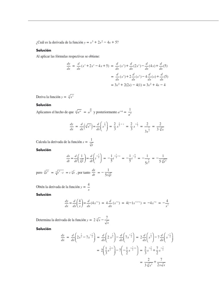 Material Complementario. Clase-2 | PDF | Derivado | Matemática Elemental