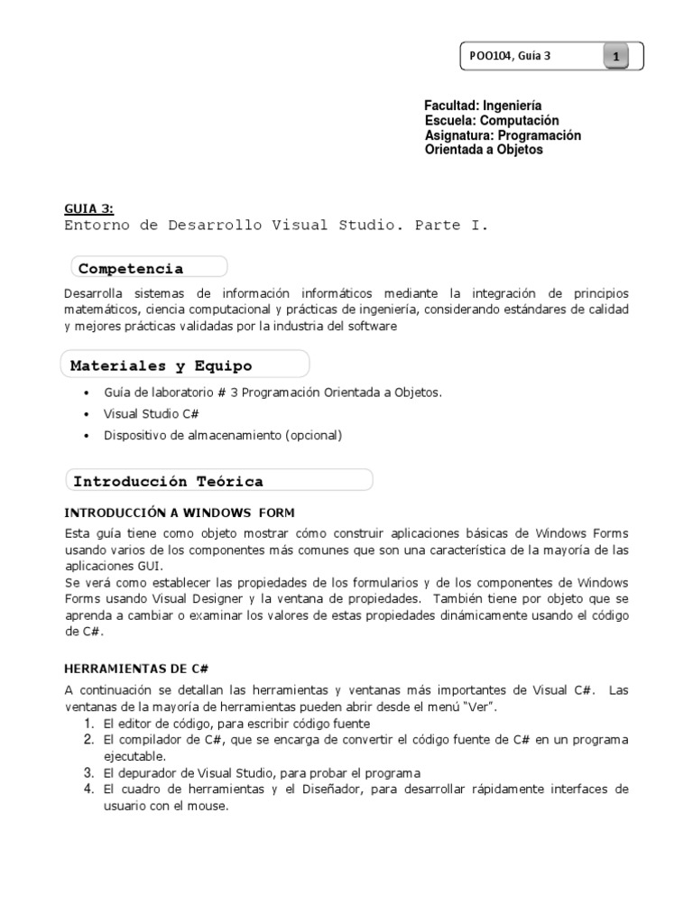 Guia 3 | PDF | Ventana (informática) | Programa de computadora