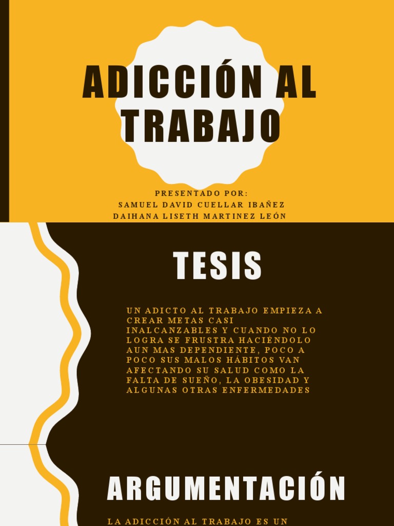 Adicción Al Trabajo | PDF