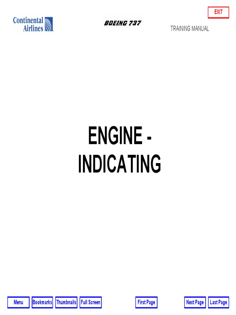 08 Engine Indicating B737-NG | PDF | Flight Recorder | Electrical ...