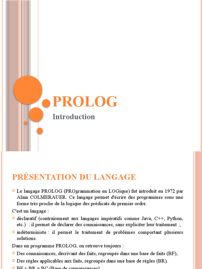 Prolog TP | PDF | Programmation informatique | Logique
