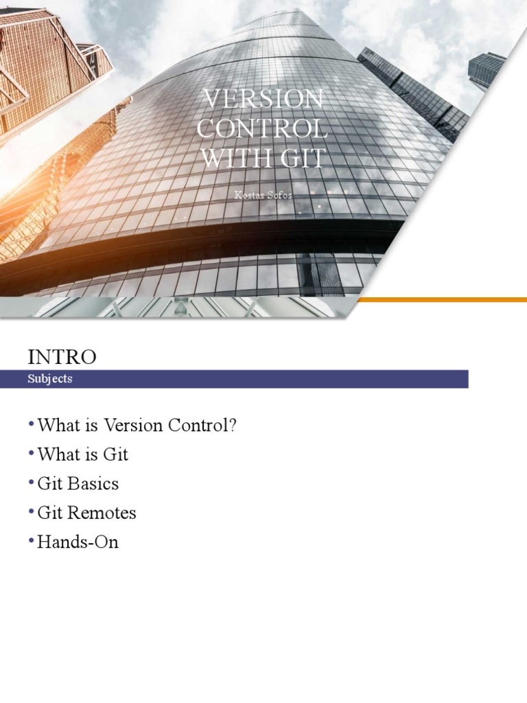 Session 02 - Git Presentation | PDF | Version Control | Computing