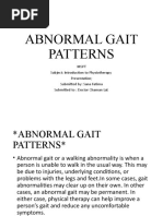 Types of Gaits Explained | PDF
