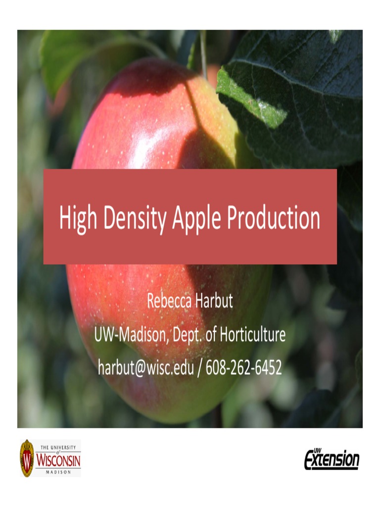 High Density Apple Production | PDF | Pruning | Auxin