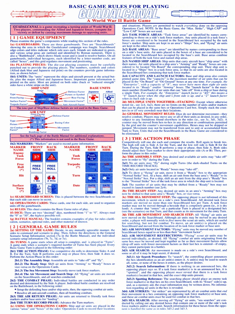 Midway - Rules 92 | PDF | Bomber | Aerial Warfare