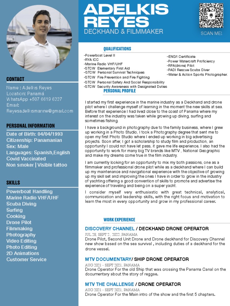 Adelkis Reyes - Maritime CV | PDF