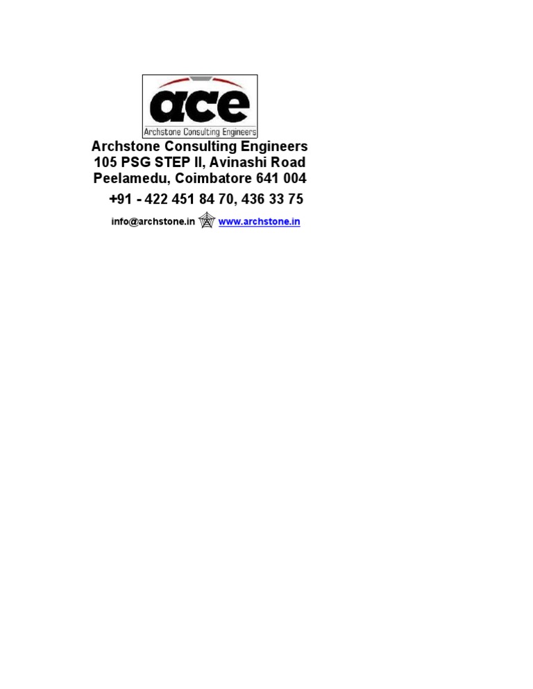 Archstone Consulting Engineers Overview | PDF