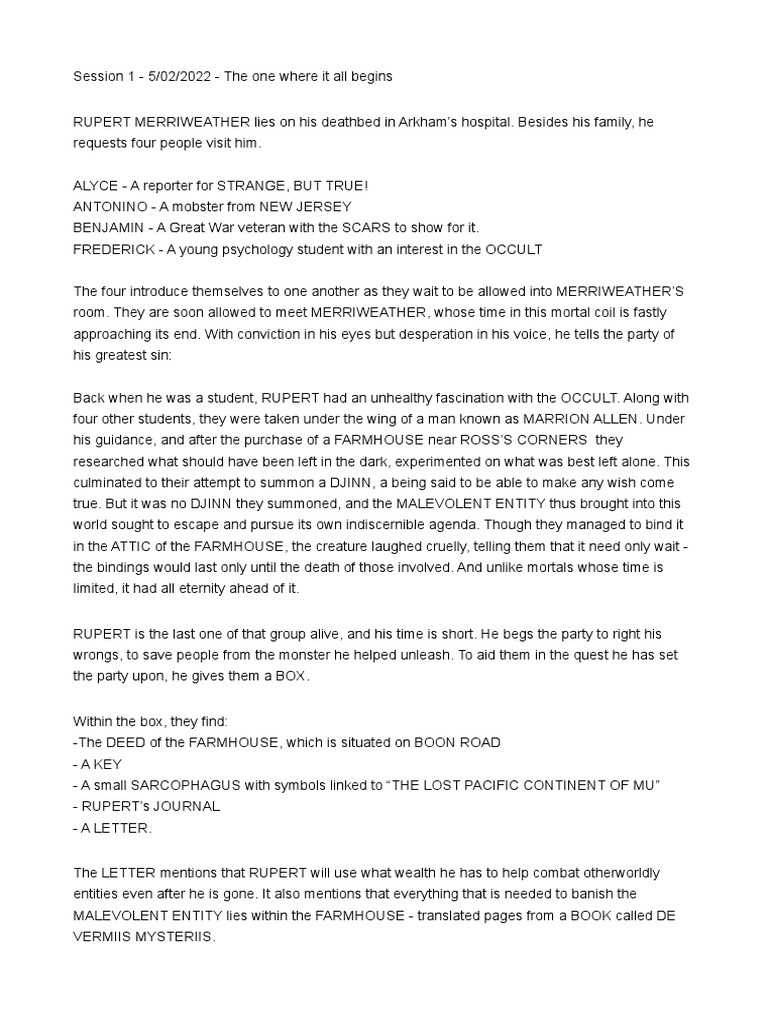 Investigator Notes | PDF