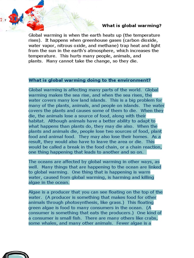 What Is Global Warming | PDF | Global Warming | Atmosphere Of Earth