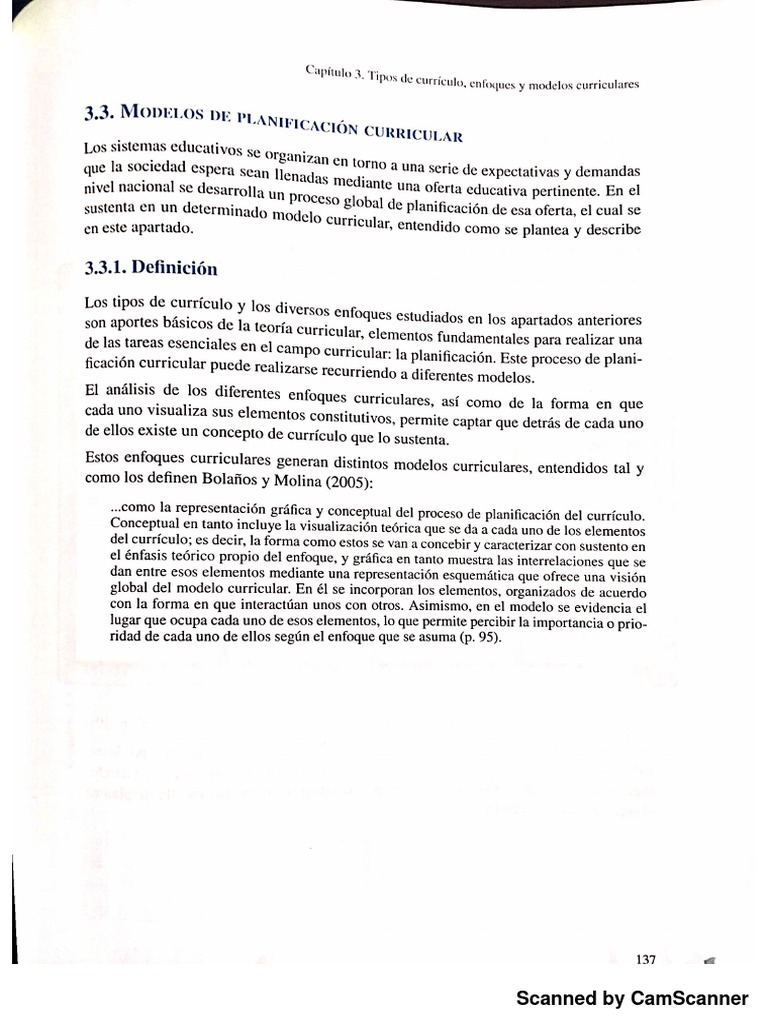 Modelo Curricular | PDF