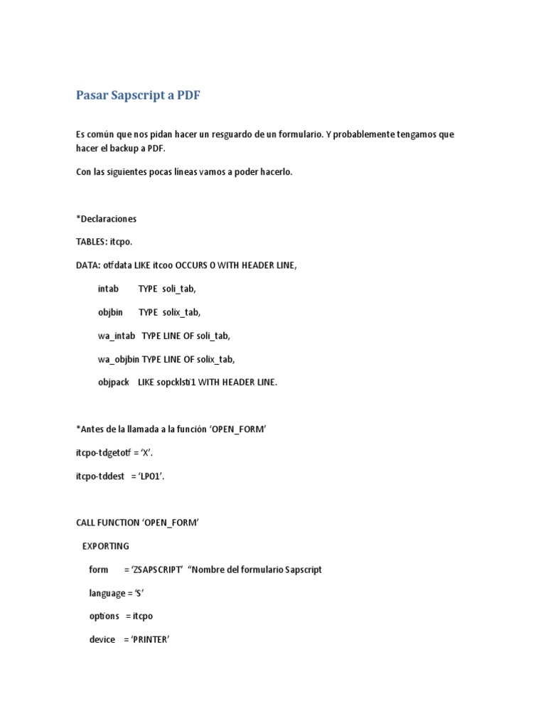 Codigos Abap | PDF | SQL | Datos de computadora