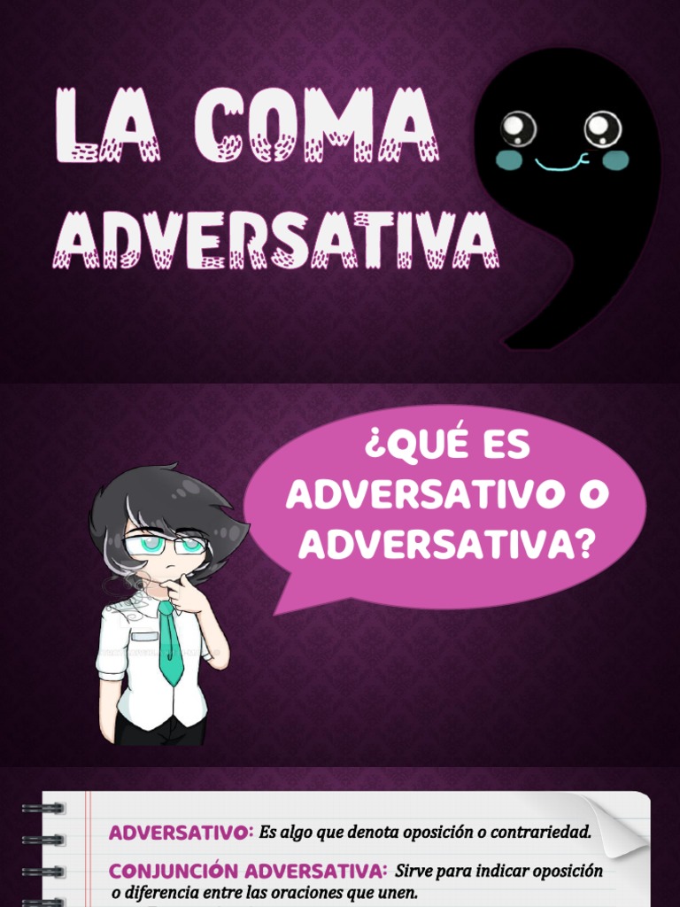 Coma Adversativa: Definición y Ejemplos | PDF | Artes del Lenguaje y ...